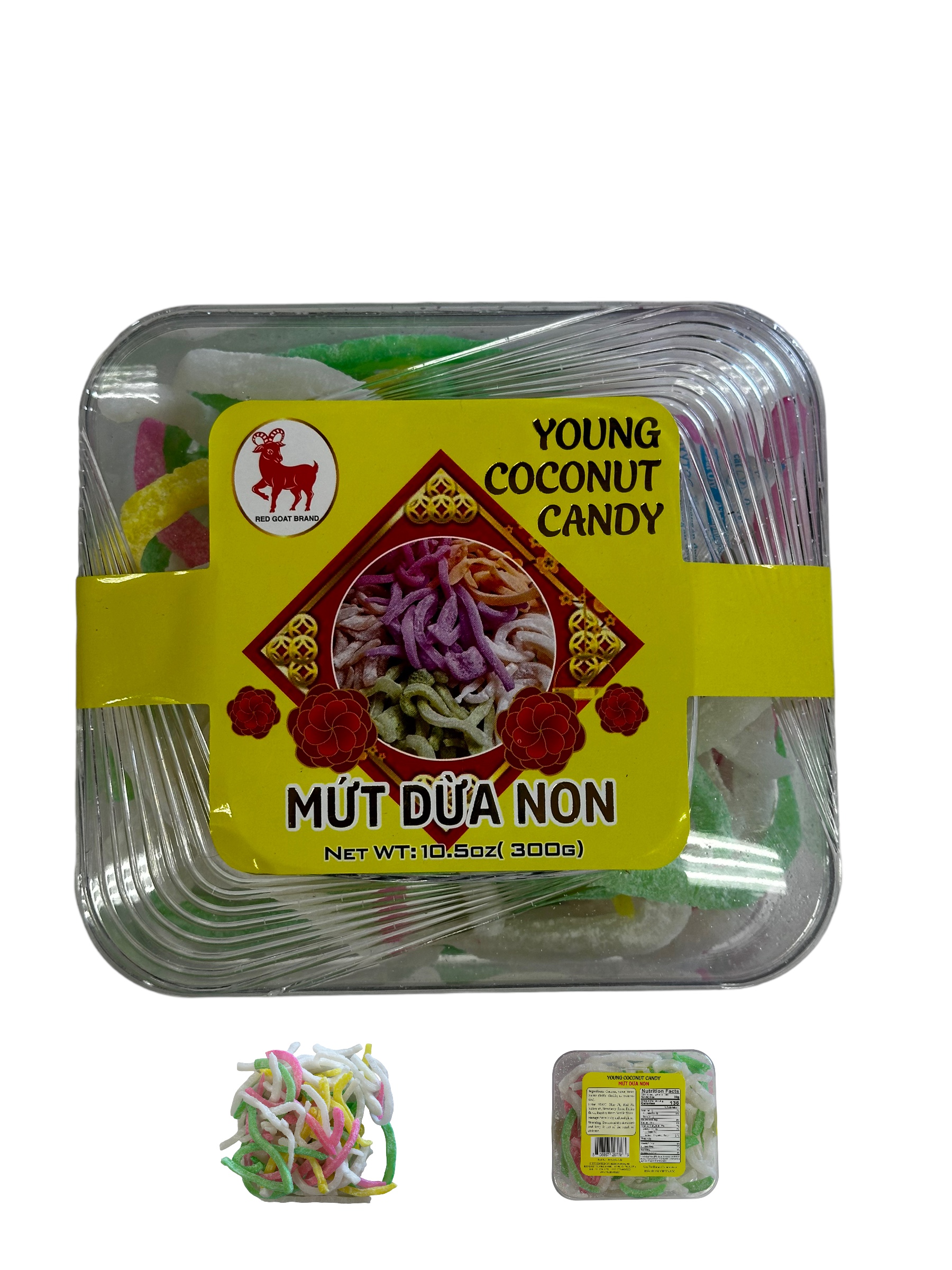 Young Coconut Candy- Mut Dua Non Soi 24x300g . TBMDNS 359 - KKH Foods